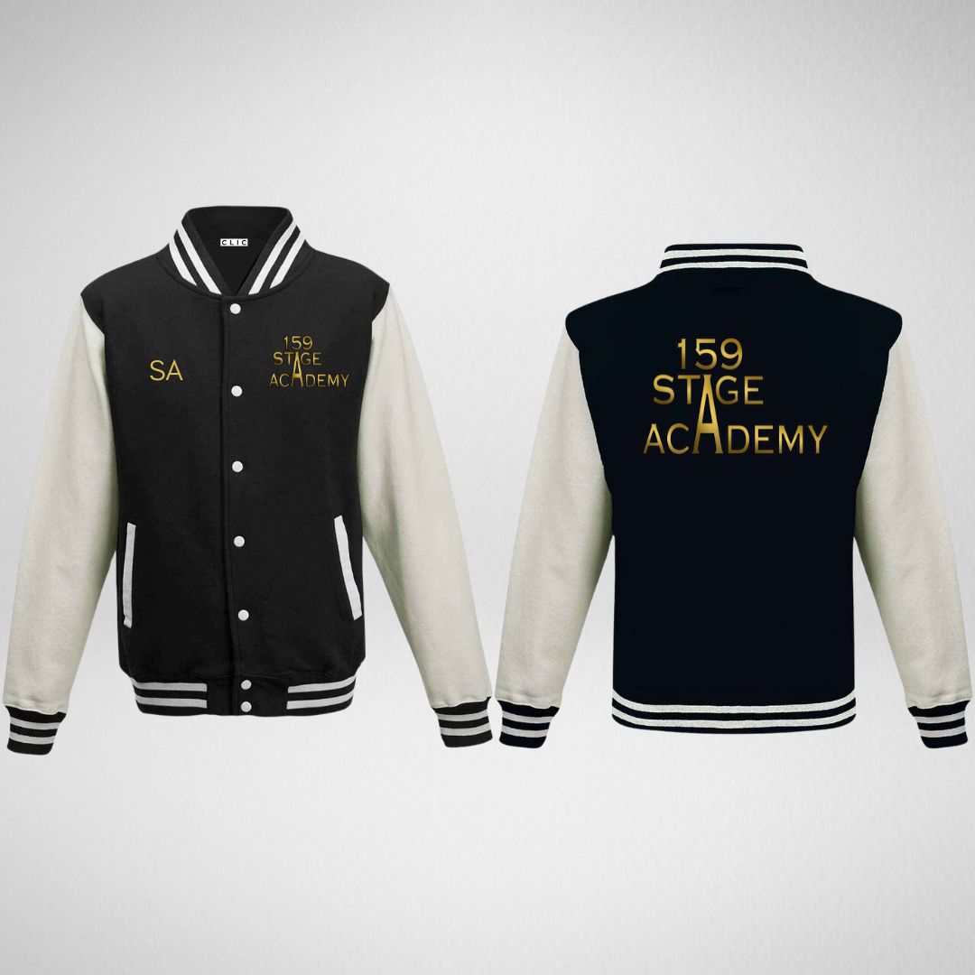 159 Stage Academy Varsity Jacket – Clic Clothing