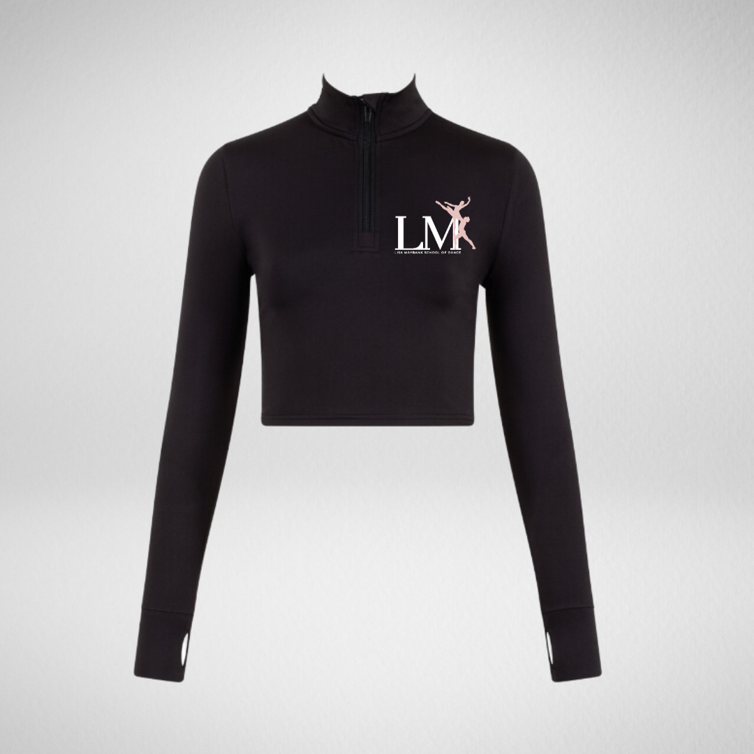 Lisa Maybank School of Dance Long Sleeved Zip Crop Top – Clic Clothing