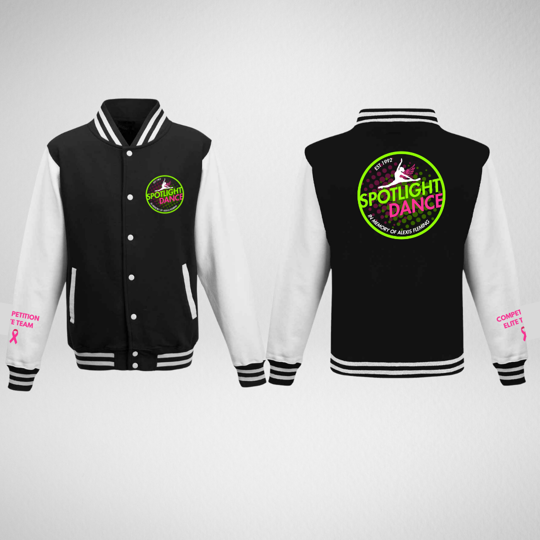 Spotlight Dance Varsity Jacket – Clic Clothing