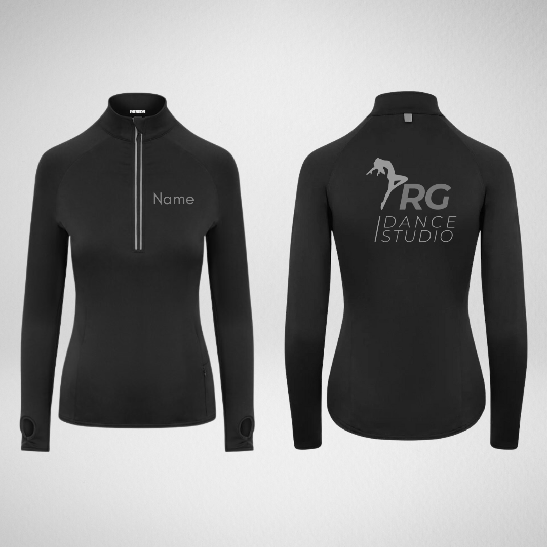 RG Dance Studio Stretch 1/4 Zip Top – Clic Clothing