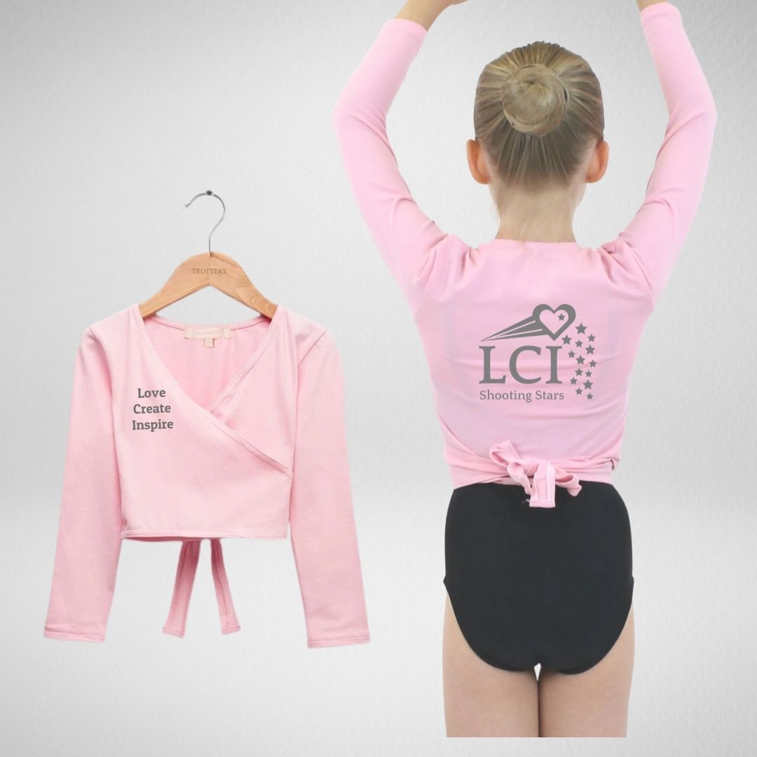 LCI Dance Centre (Rising Stars) Polycotton X Over Cardigan – Clic Clothing