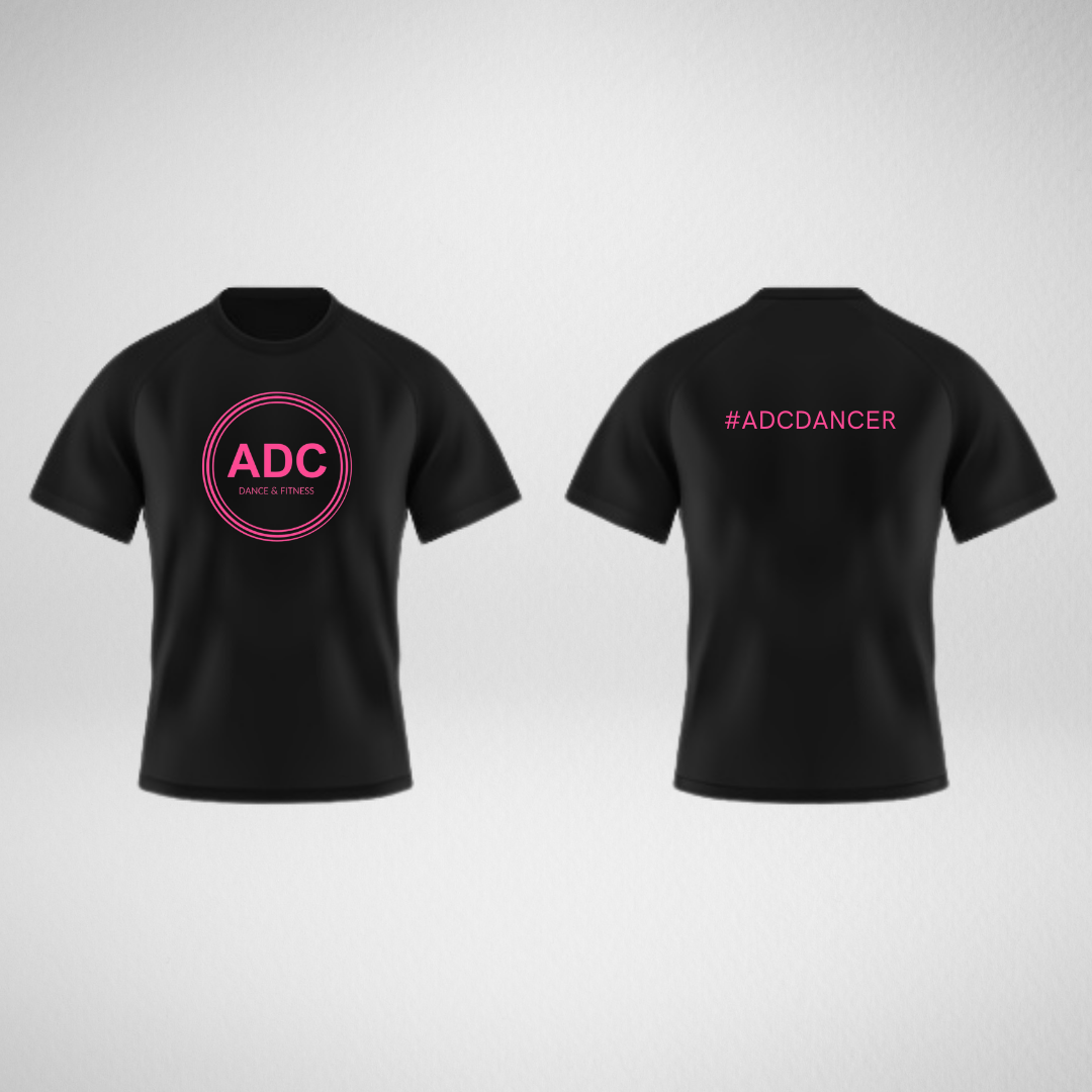 ADC Dance & Fitness Glitter Print T-shirt – Clic Clothing