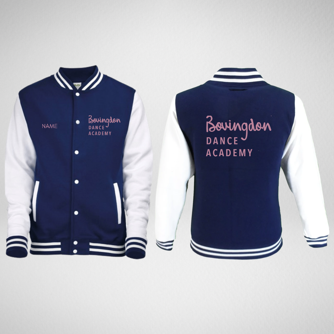 Bovingdon Dance Academy Varsity Jacket – Clic Clothing